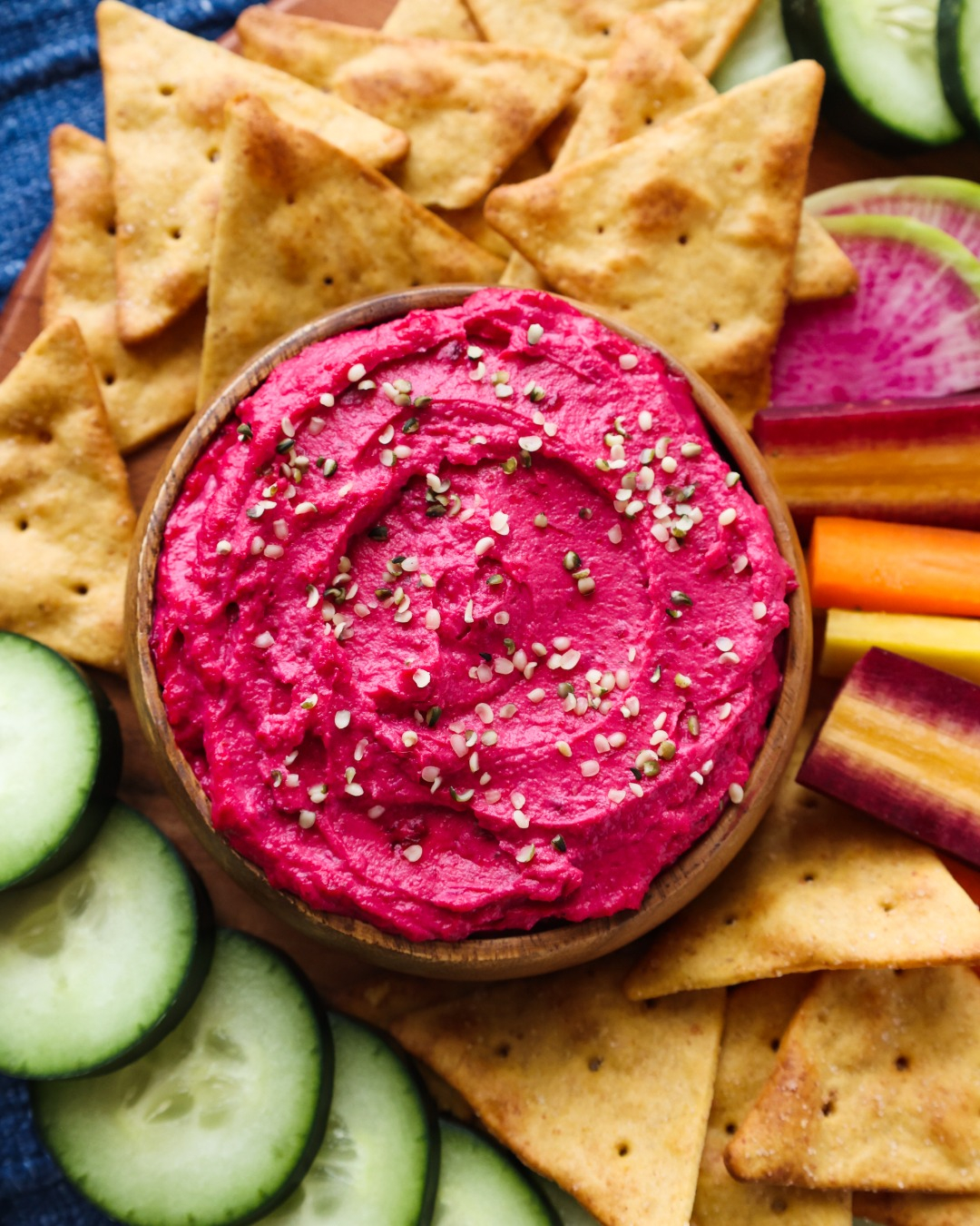 Roasted Beet Garlic Whipped Ricotta - Colorful Superfoodie